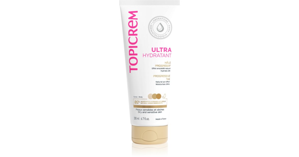 Topicrem UH BODY Ultra-Moisturizing Progressive Tan Fuktgivande lotion ...