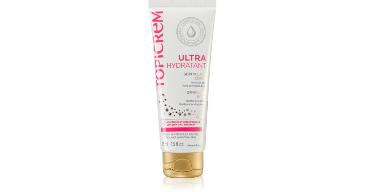 Topicrem UH BODY Ultra-Moisturizing Sparkling Body leite corporal ...