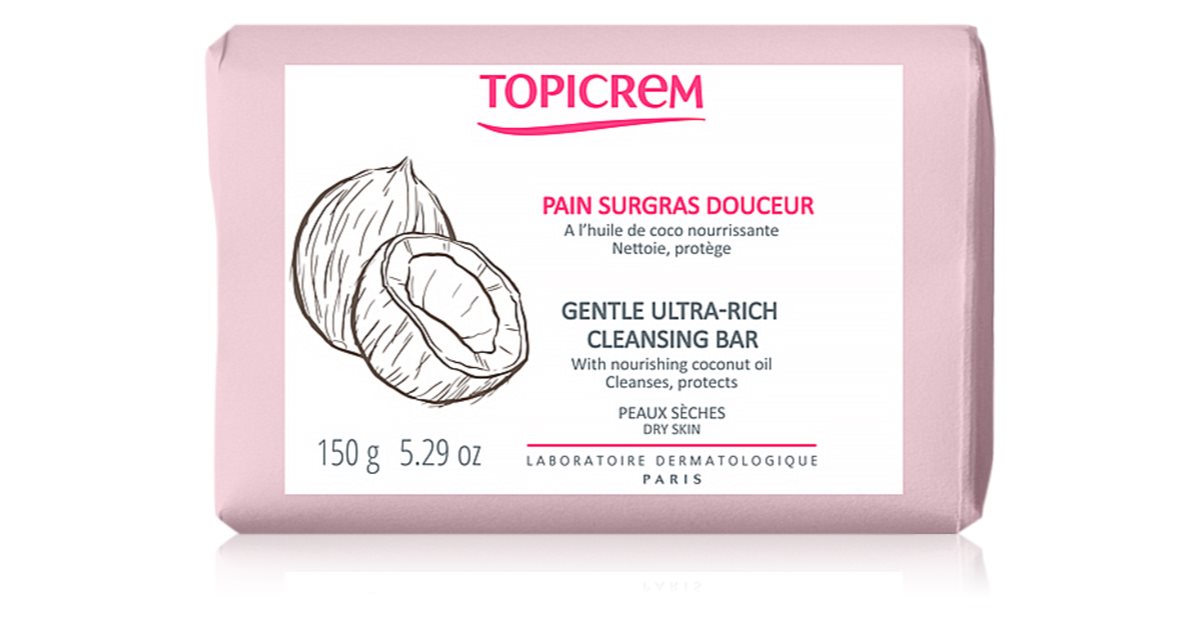Topicrem AD Gentle Ulta-Rich Cleansing Bar Gentle Cleansing Bar for ...