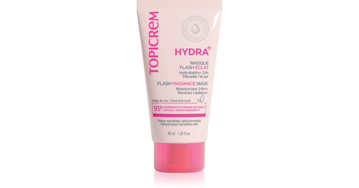 Topicrem Hydra+ Flash Radiance Mask Hydrating and Brightening Mask ...