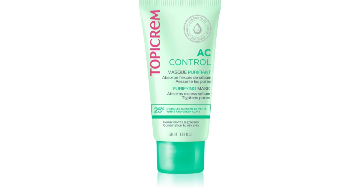 Topicrem AC Purifying Mask Dieptereinigende Masker voor Gemengde en ...