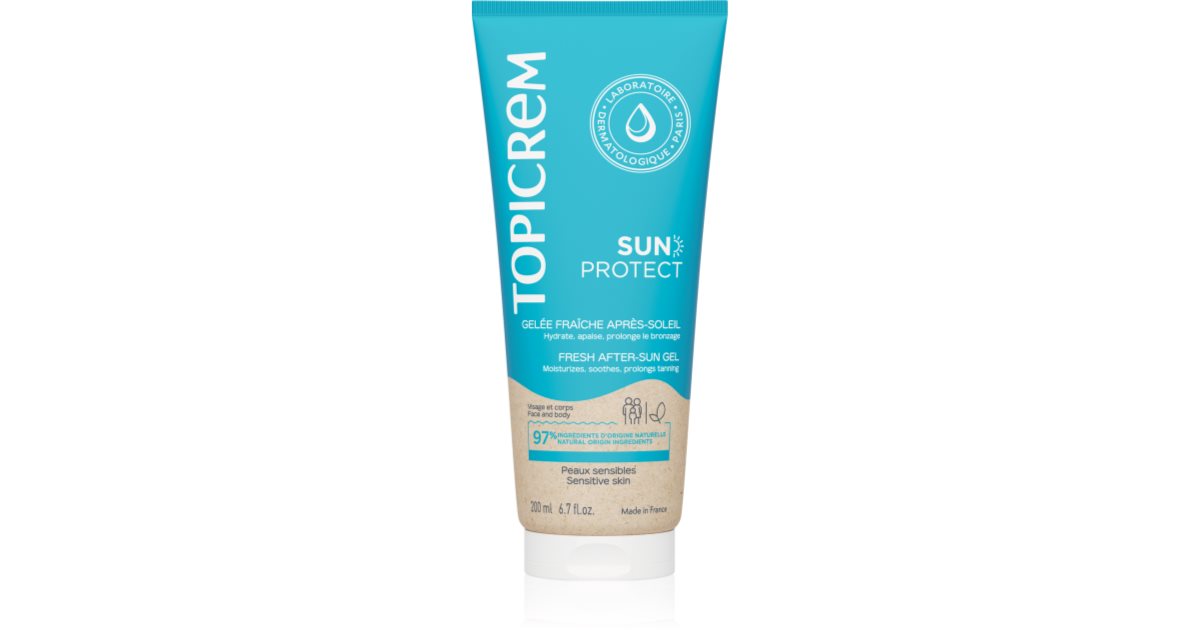 Topicrem Sun Protect Fresh After-Sun Gel gel para después del sol con ...