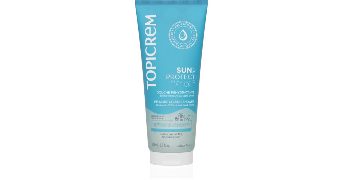 Topicrem Sun Protect Re-Moisturizing Shower | Livrare rapida! | Notino.ro