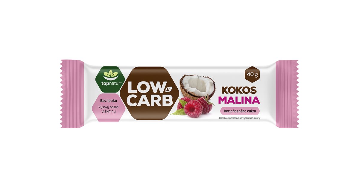 Topnatur Low Carb tyčinka tyčinka bez přidaného cukru | notino.cz
