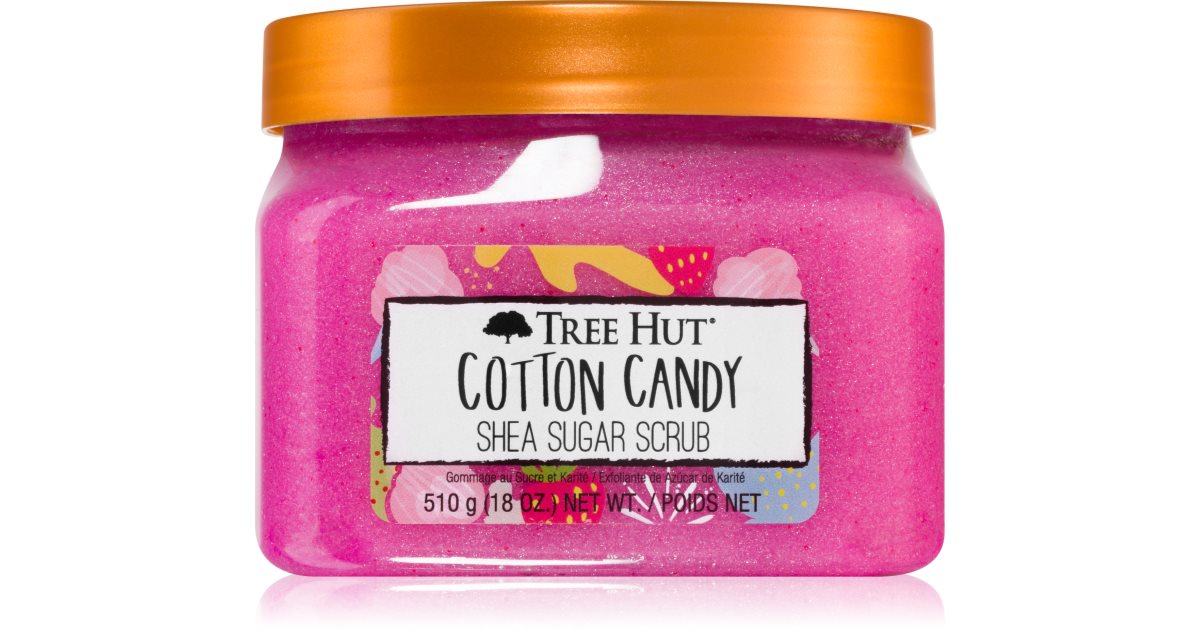 Tree Hut Cotton Candy Shea Sugar Scrub exfoliante corporal a base de ...