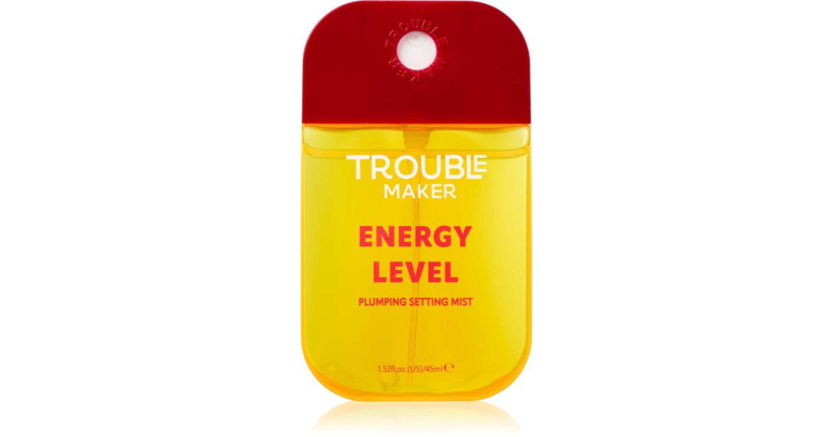 Trouble Maker Energy Level spray utrwalający makijaż z efektem ...