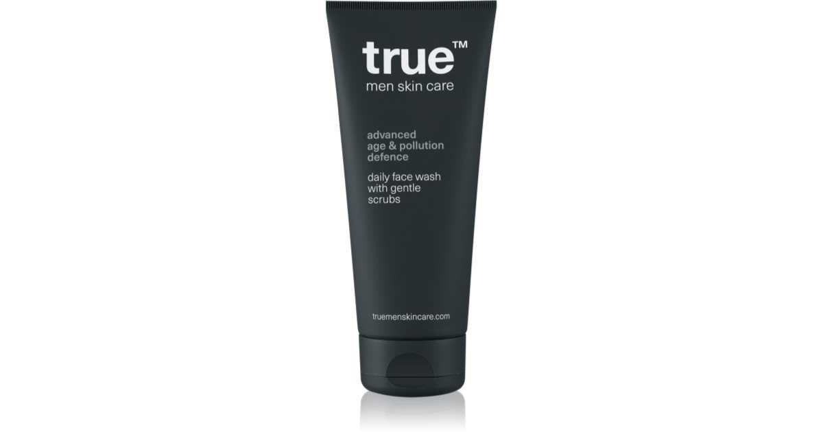 true men skin care Daily face wash with gentle scrubs exfoliační ...