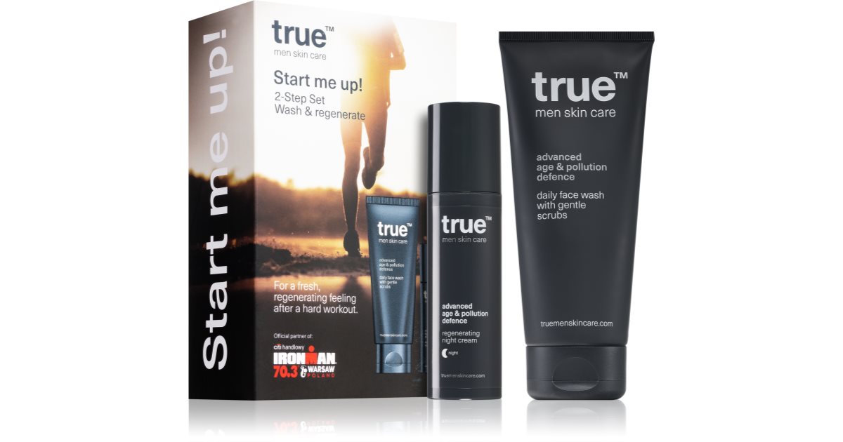 true men skin care Start Me Up! set del cuidado facial para hombre ...