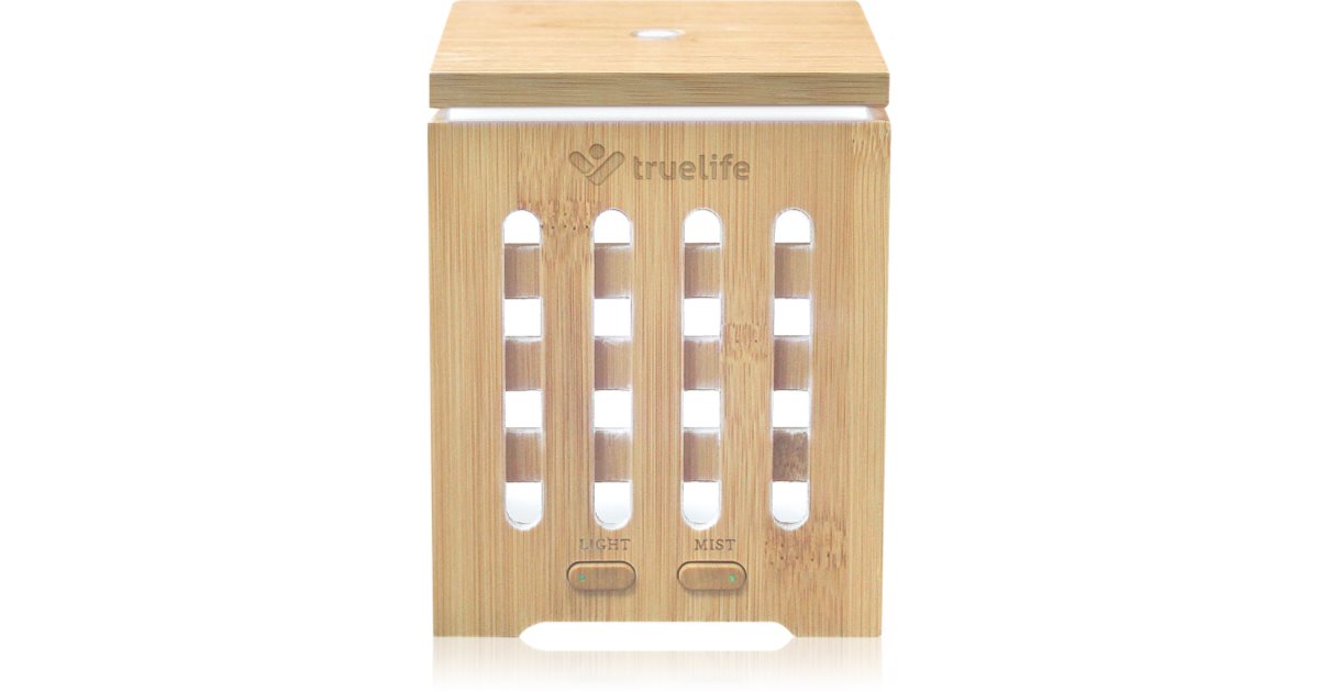 TrueLife AIR Diffuser D7 Bamboo ultrasonic aroma diffuser and air ...