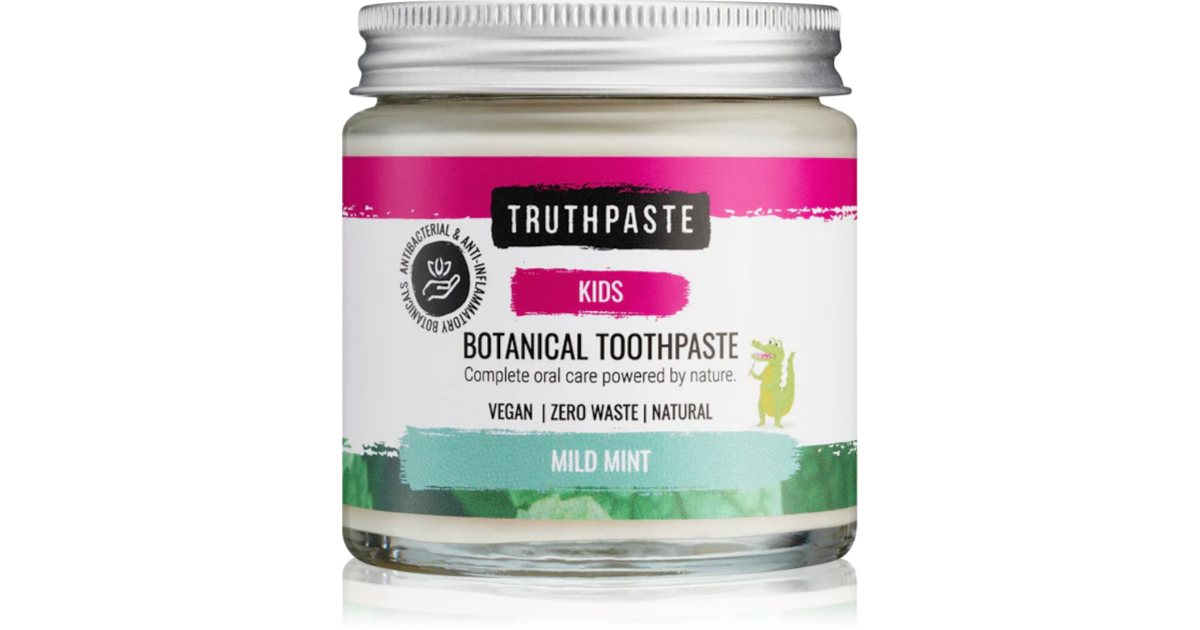 Truthpaste Kids Mild Mint natural toothpaste for kids mint | notino.co.uk