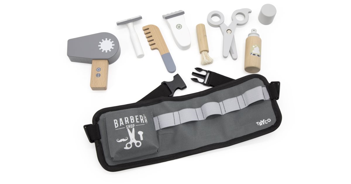 Tryco Wooden Barber Set Toy wooden | notino.ie