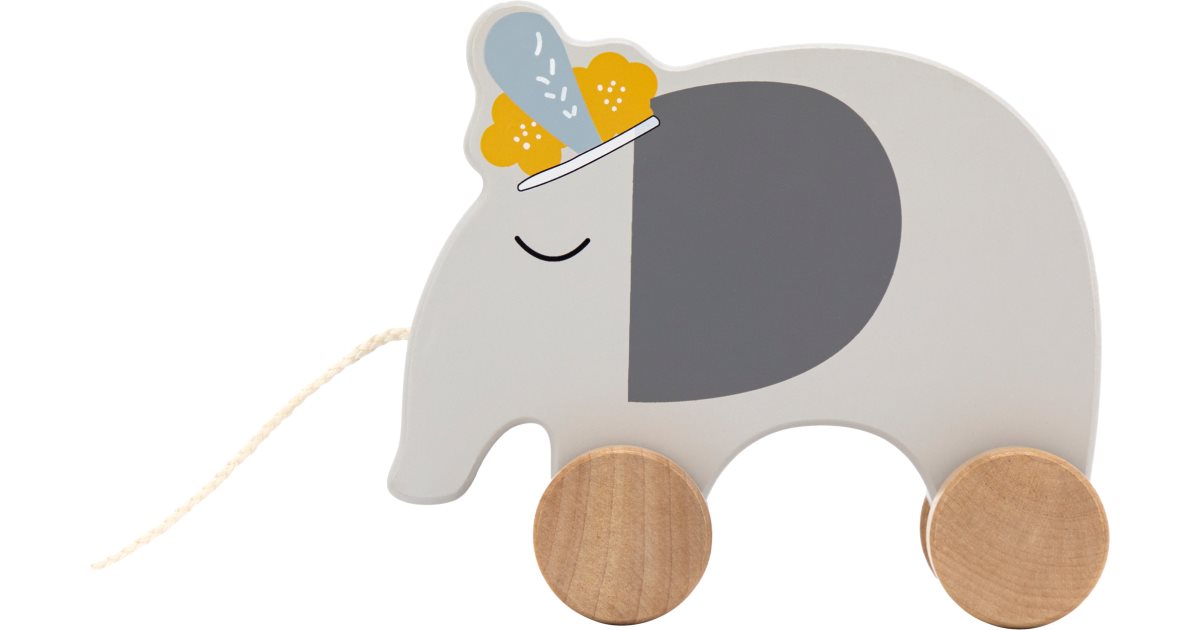 Tryco Wooden Elephant Pull-Along Toy brinquedo de madeira | notino.pt