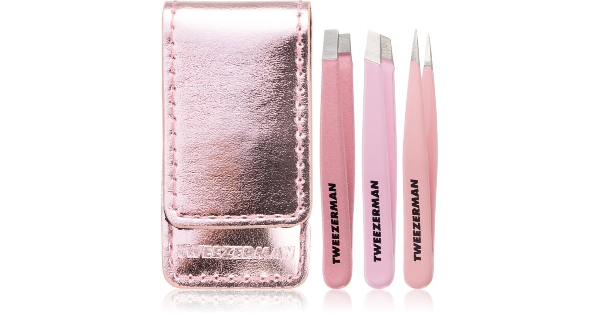 Tweezerman Micro Mini set pro úpravu obočí + pouzdro | notino.cz