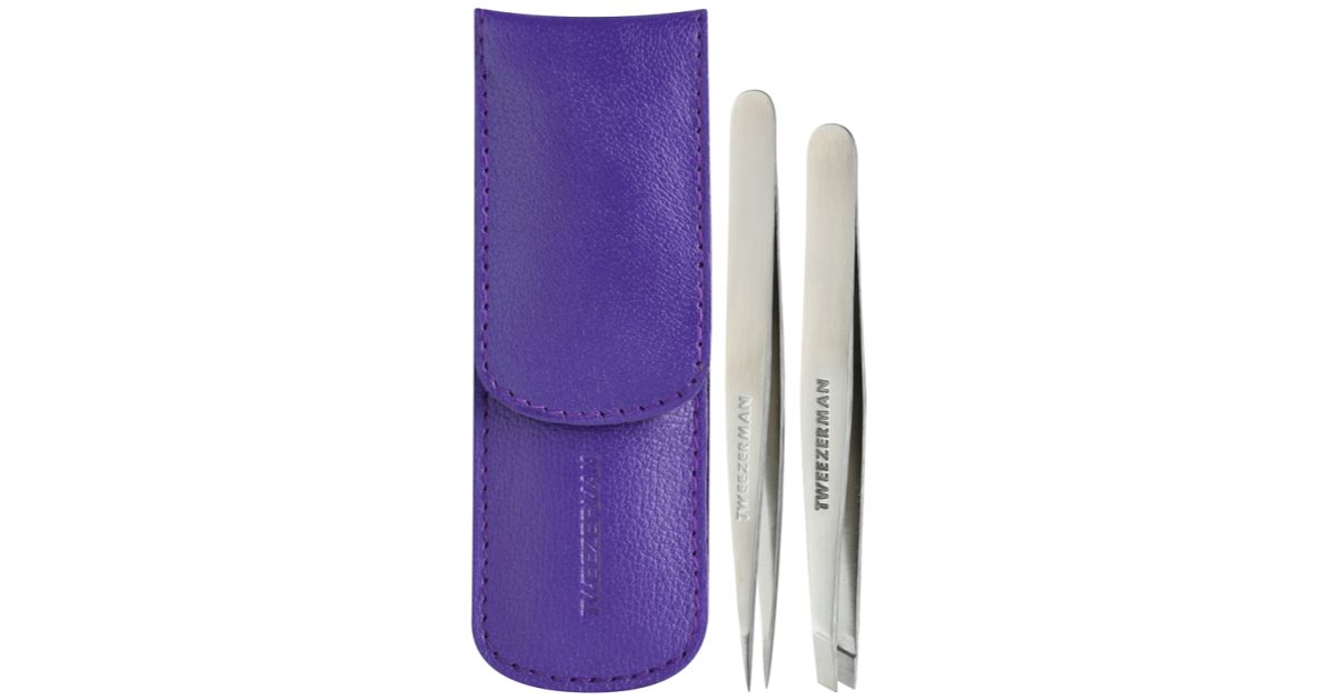 Tweezerman Studio Collection Set of Tweezers With Bag | notino.dk