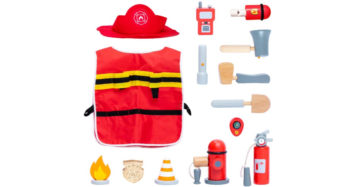 UMU Toys Firefighter set activity toy wooden | notino.ie