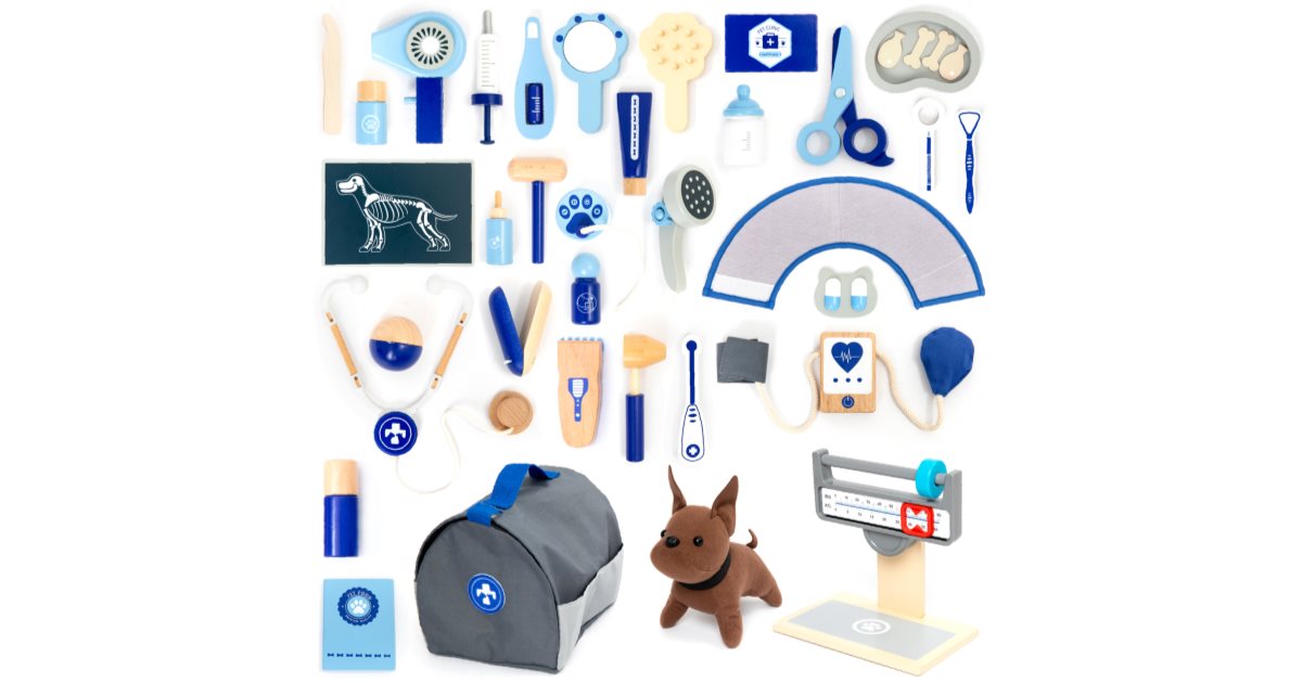UMU® Doctors & Nurses Veterinary Set Activity Spielzeug aus Holz ️ ...