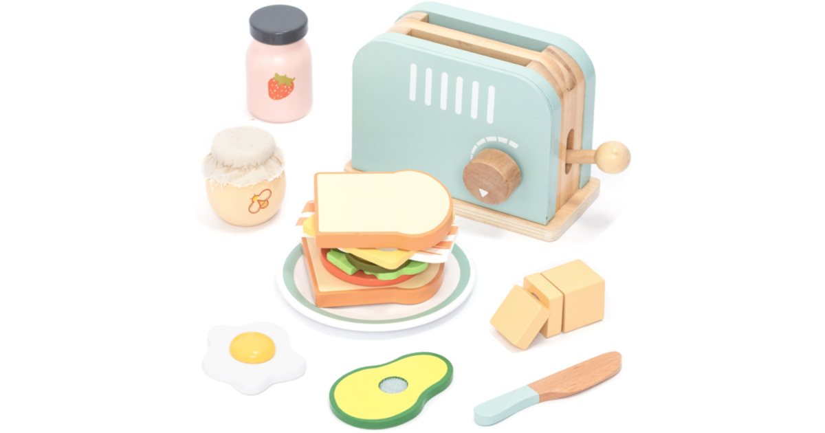 UMU Toys Toaster & Sandwich set Activity Spielzeug aus Holz | notino.ch