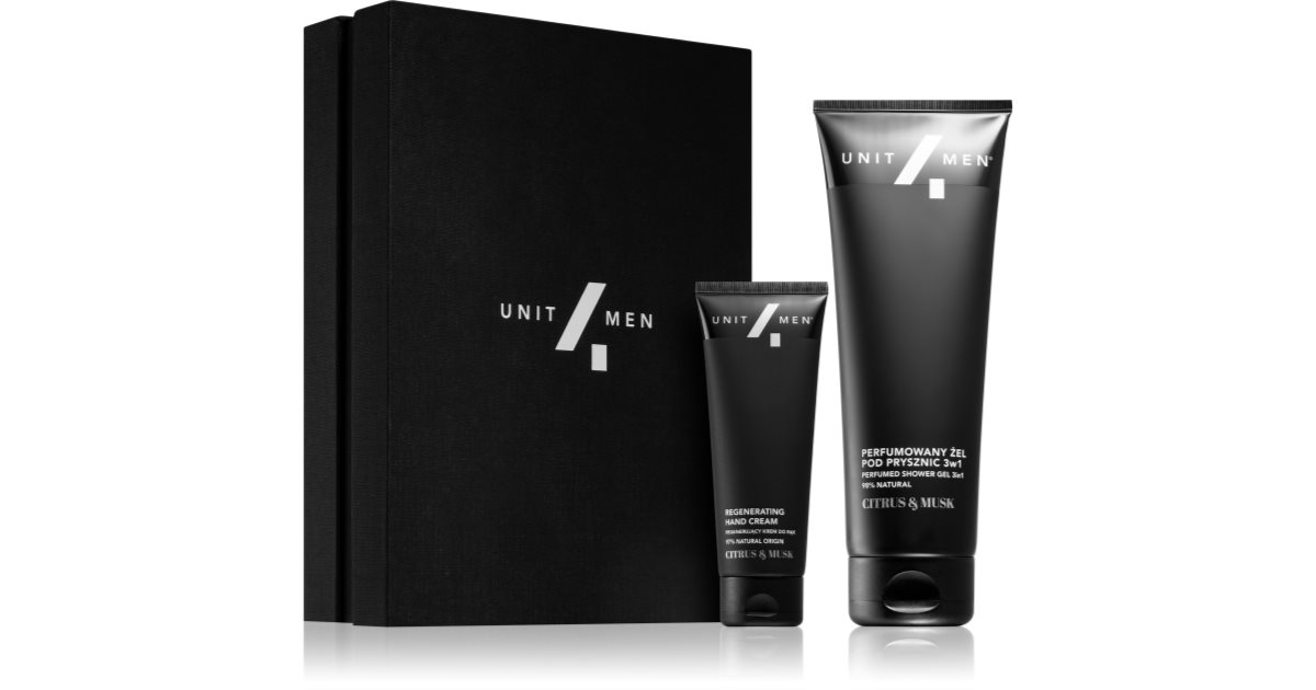 Unit4men Regenerating Set Citrus And Musk Set For Hydrated Skin Notino Ie