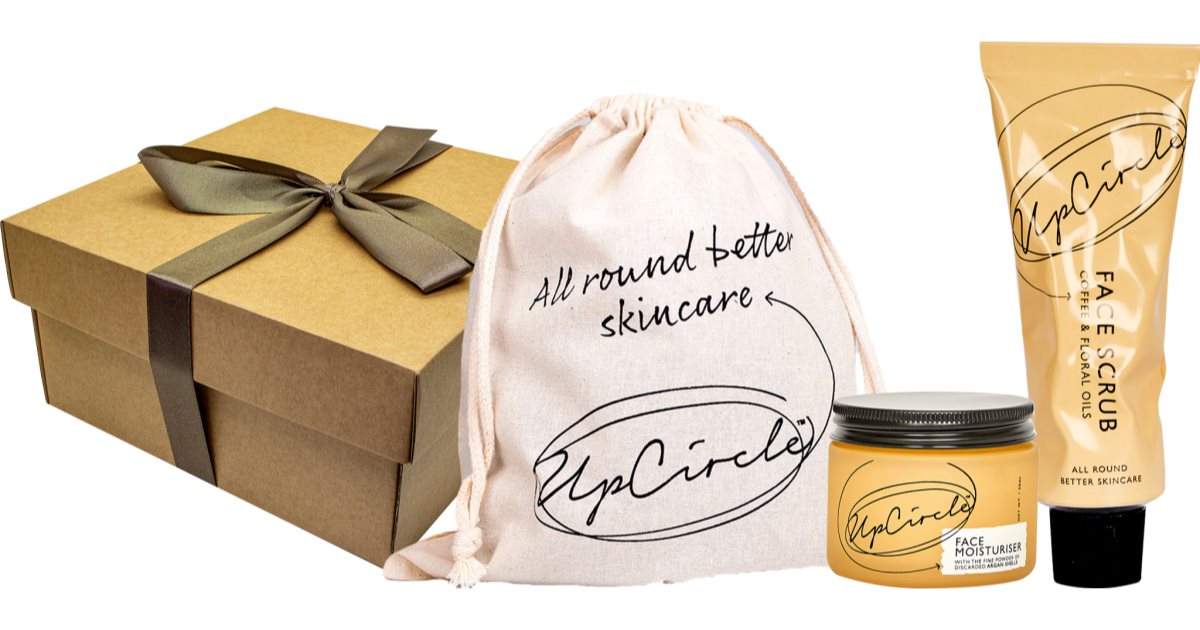 UpCircle Peeling & Moisturiser Set Geschenkset (für empfindliche Haut ...