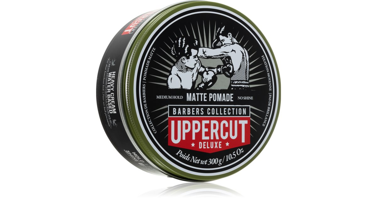 Uppercut Deluxe Matt Pomade Barbers Collection pâte coiffante ...