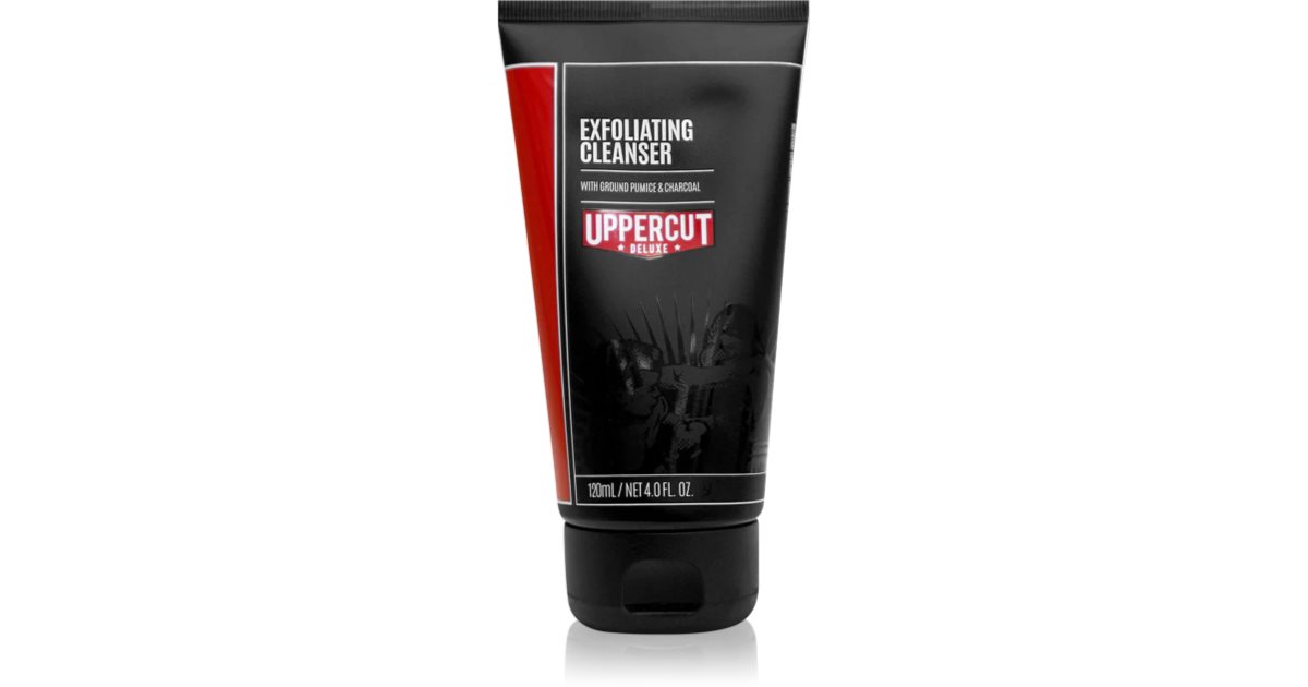 Uppercut Deluxe Exfoliating Cleanser pre-shave cream with exfoliating ...
