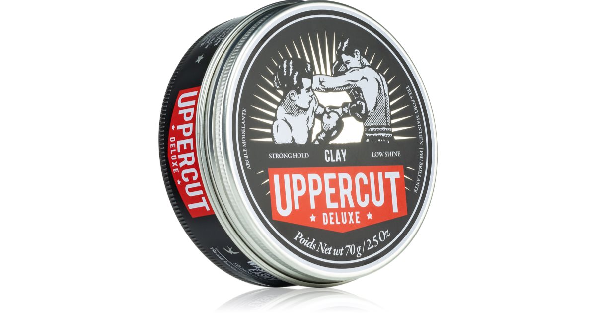 Uppercut Deluxe Clay styling clay with extra strong hold for men ...