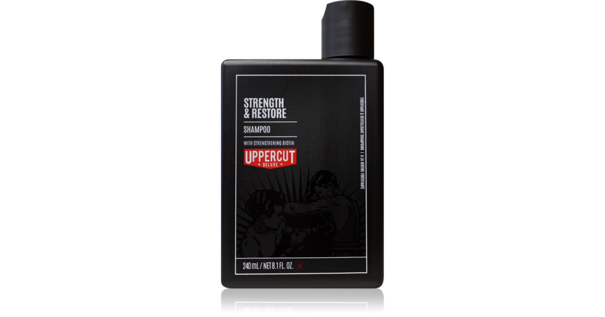 Uppercut Deluxe Strength & Restore strengthening shampoo for hair ...
