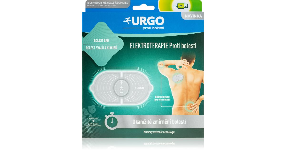 URGO Elektroterapie rechargeable pain relief patch | notino.hu