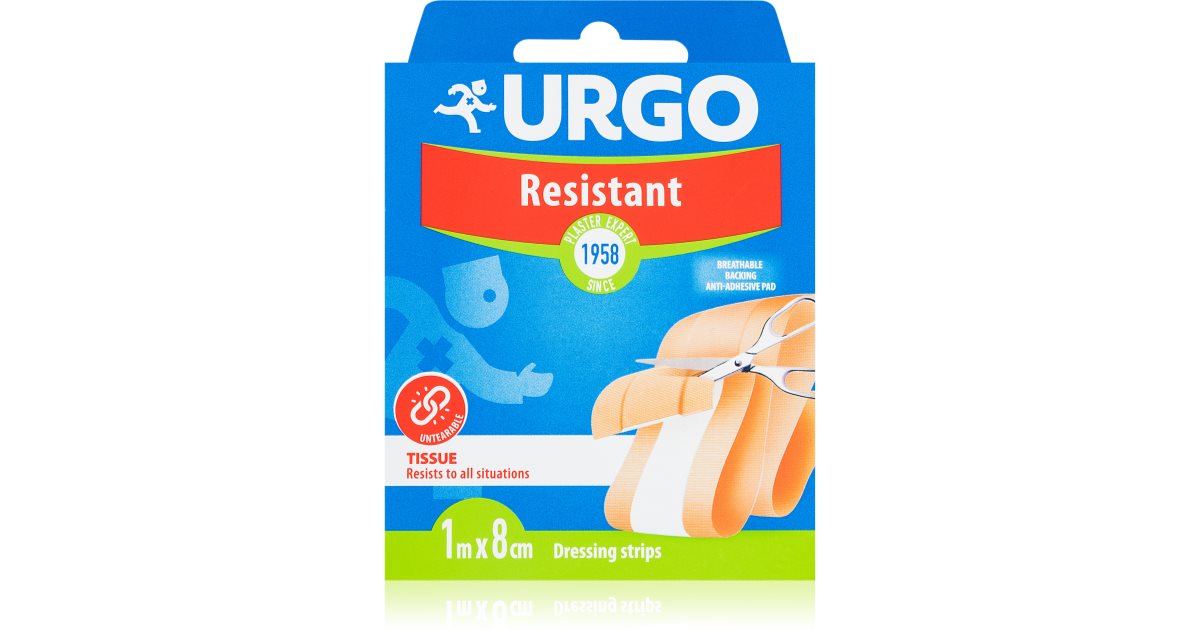 URGO Resistant 1m x 8cm plaster