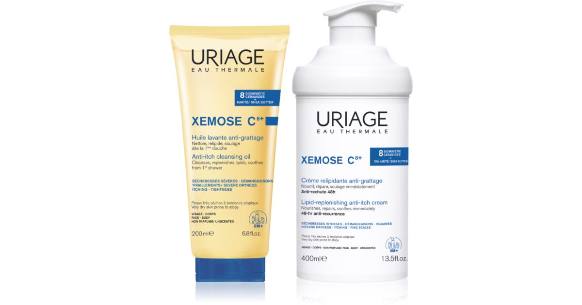Uriage Xemose C8+ Comfort Set Set für empfindliche Oberhaut