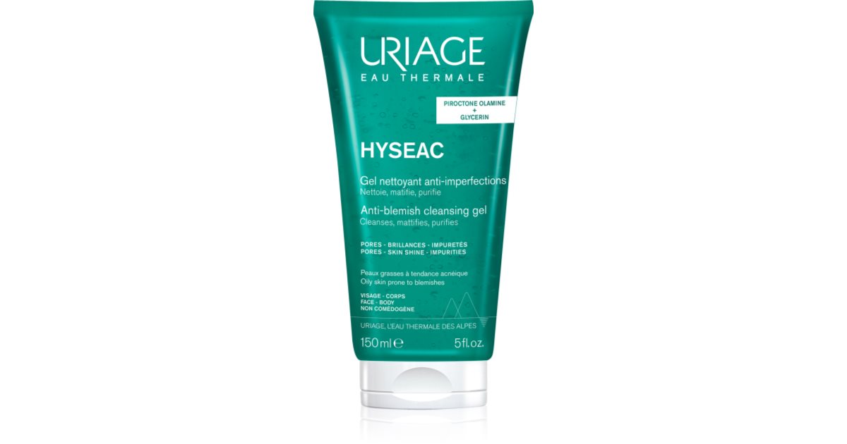 Uriage Hyséac Cleansing Gel gentle cleansing gel for face and body ...