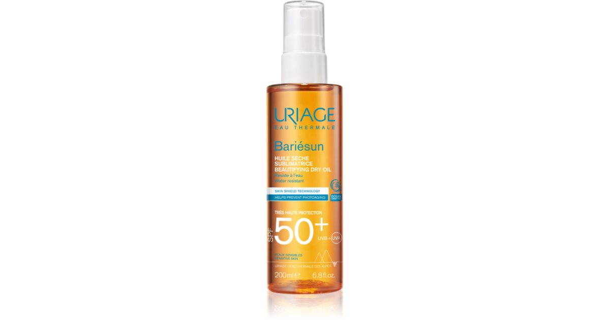 Uriage Bariésun Dry Oil SPF 50+ олио за слънце SPF 50+ | notino.bg