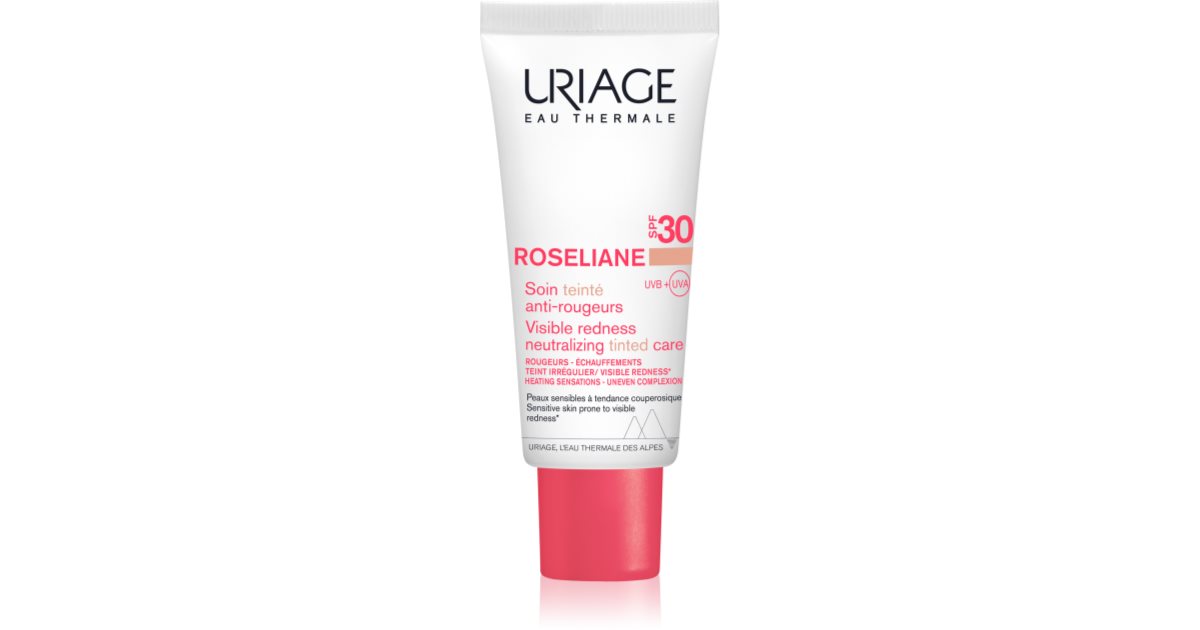 Uriage Roseliane CC Cream SPF 30 CC Cream for sensitive, redness-prone ...