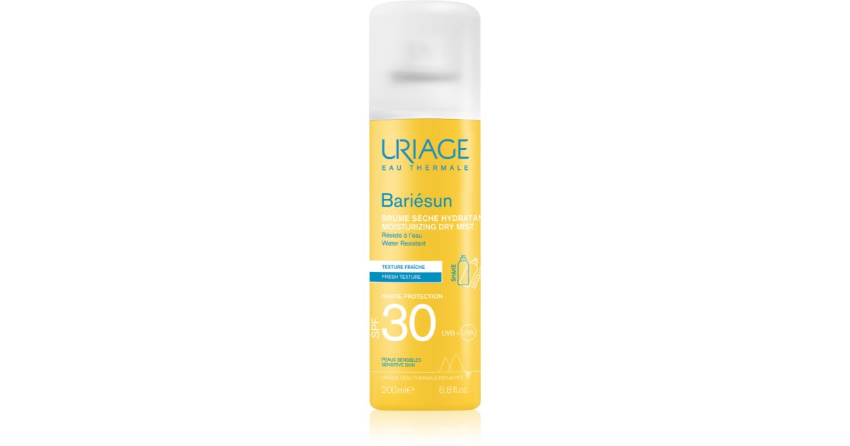 Uriage Bariésun Dry Mist SPF 30 water-resistant sun mist SPF 30 ...