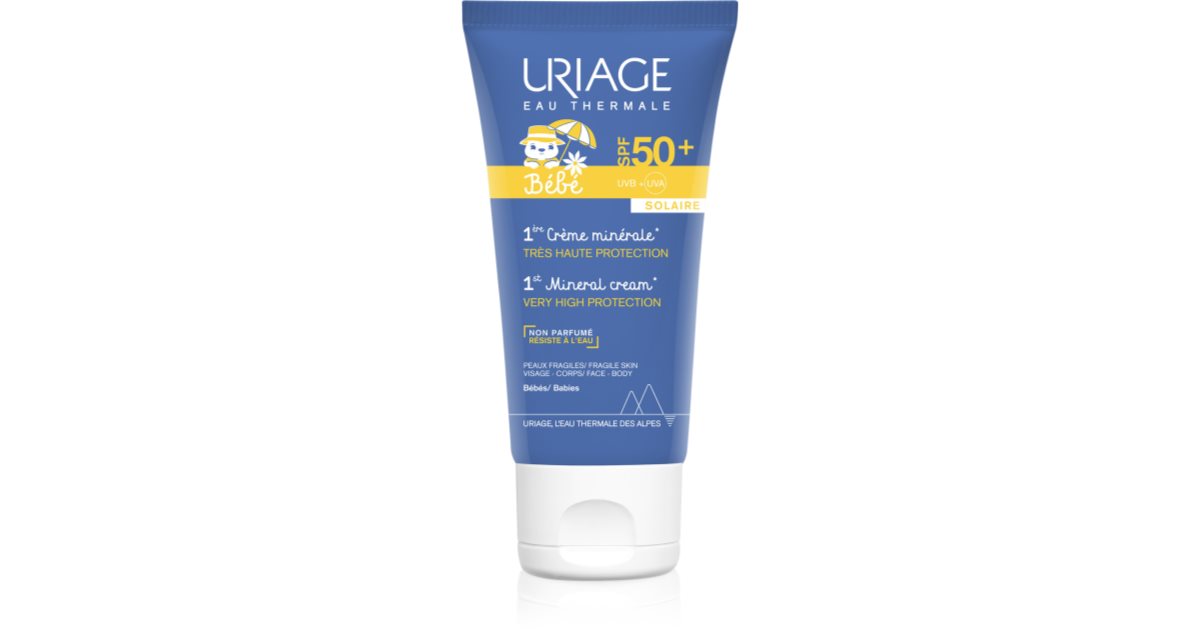 Uriage Bébé 1st Mineral Cream SPF 50+ mineral sun cream SPF 50+ | notino.co.uk