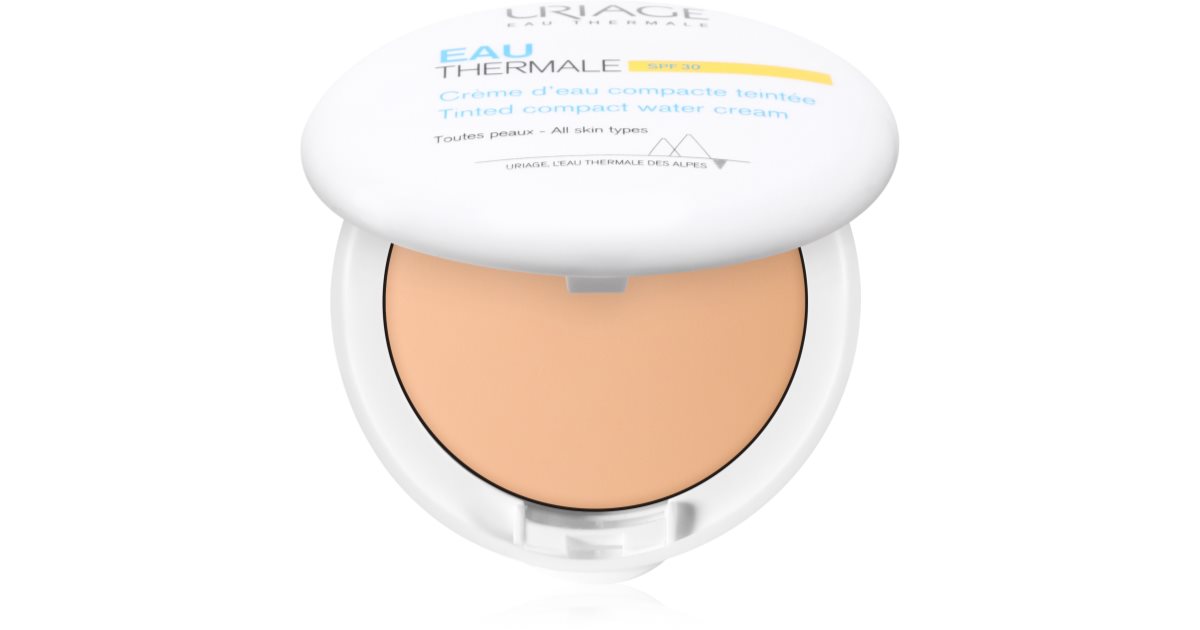 Uriage Eau Thermale Water Cream Tinted Compact SPF 30 Seidenpuder zum ...