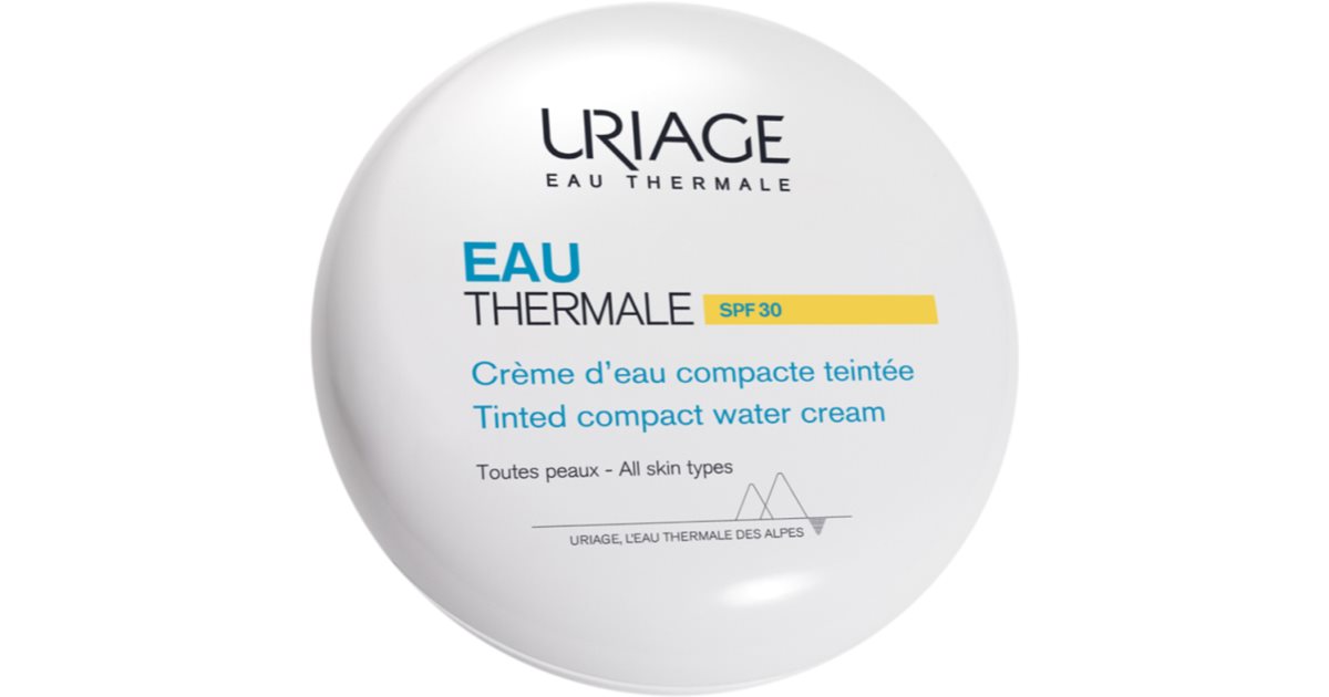 Uriage Eau Thermale Water Cream Tinted Compact SPF 30 Silk Powder to ...