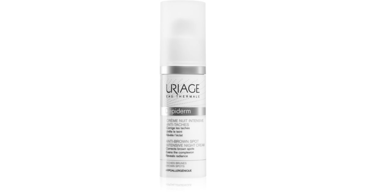 Uriage Dépiderm Anti-Brown Spot Intensive Night Cream lightening cream ...