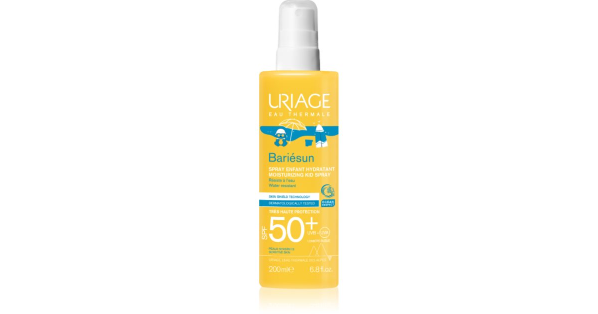 Uriage Bariésun Bariésun-Repair Balm sunscreen spray for kids SPF 50 ...