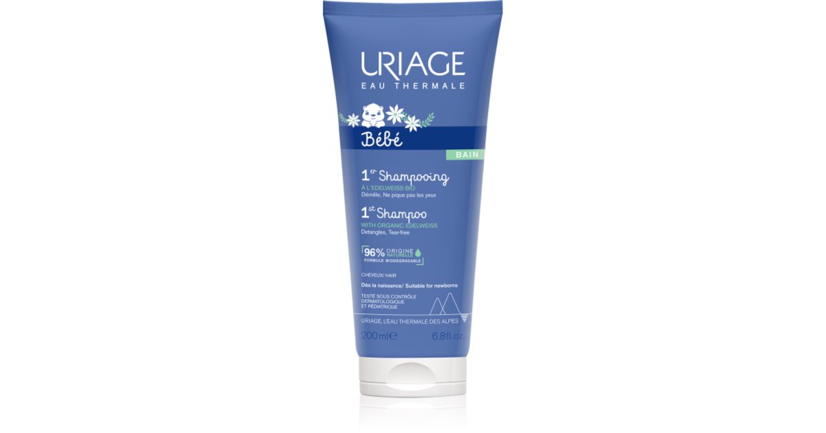 Uriage Bébé 1st Shampoo shampoing doux enfant pour des cheveux faciles ...