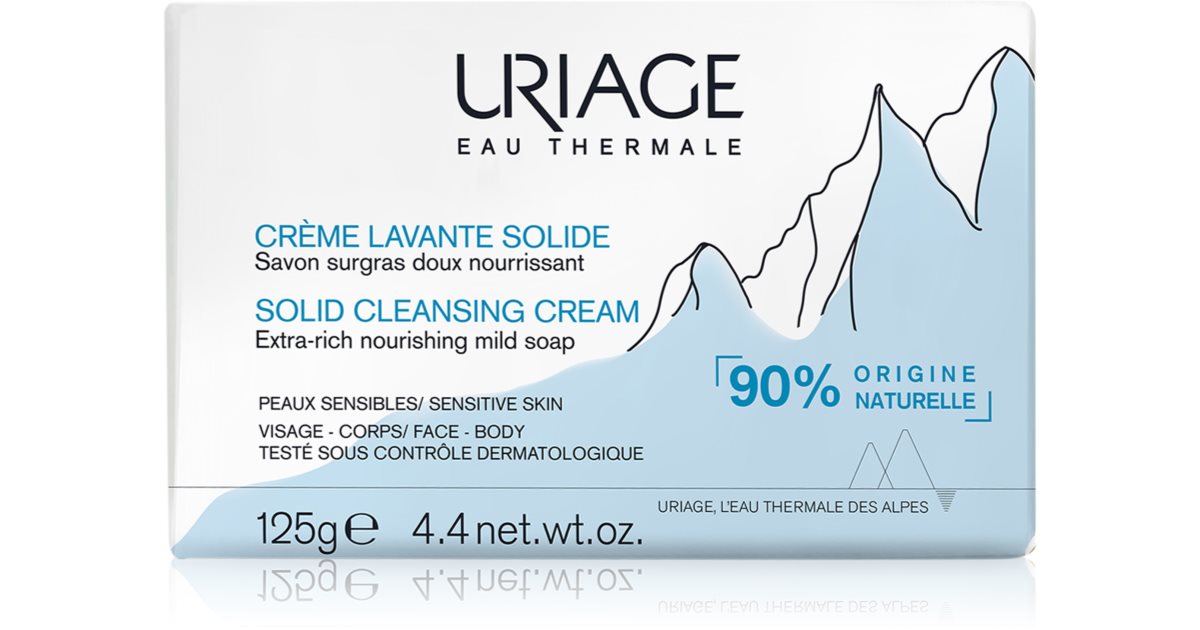Uriage Hygiène Solid Cleansing Cream crema detergente delicata con acqua termale | notino.it