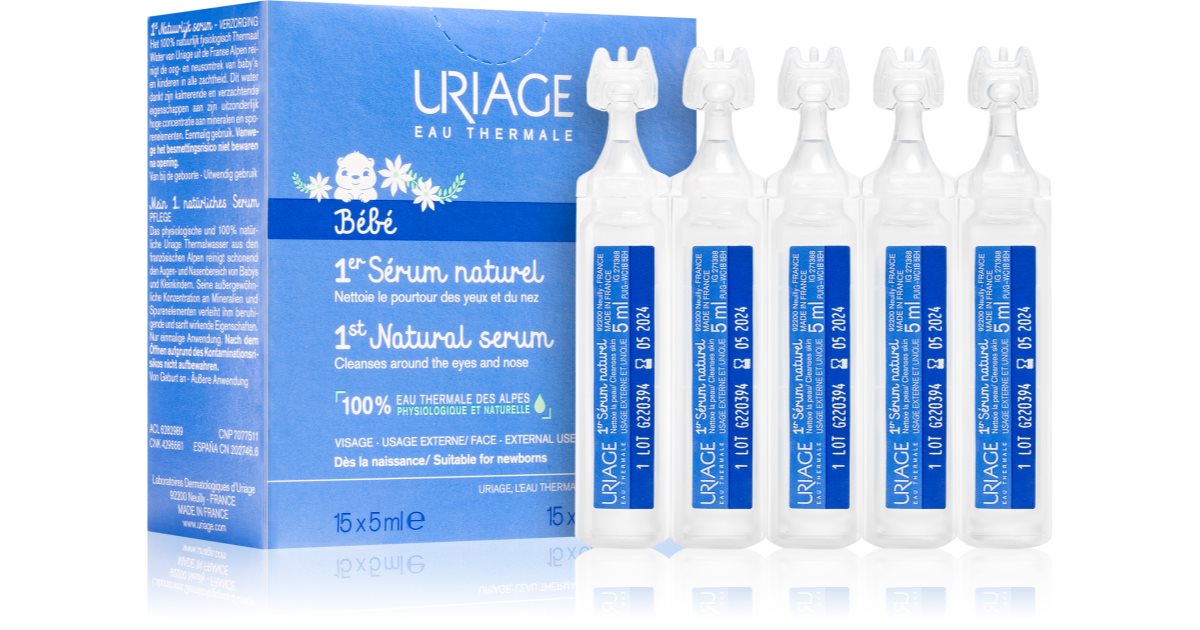 Uriage Bébé 1st Natural Serum serum to soothe the eyes and nasal mucosa ...