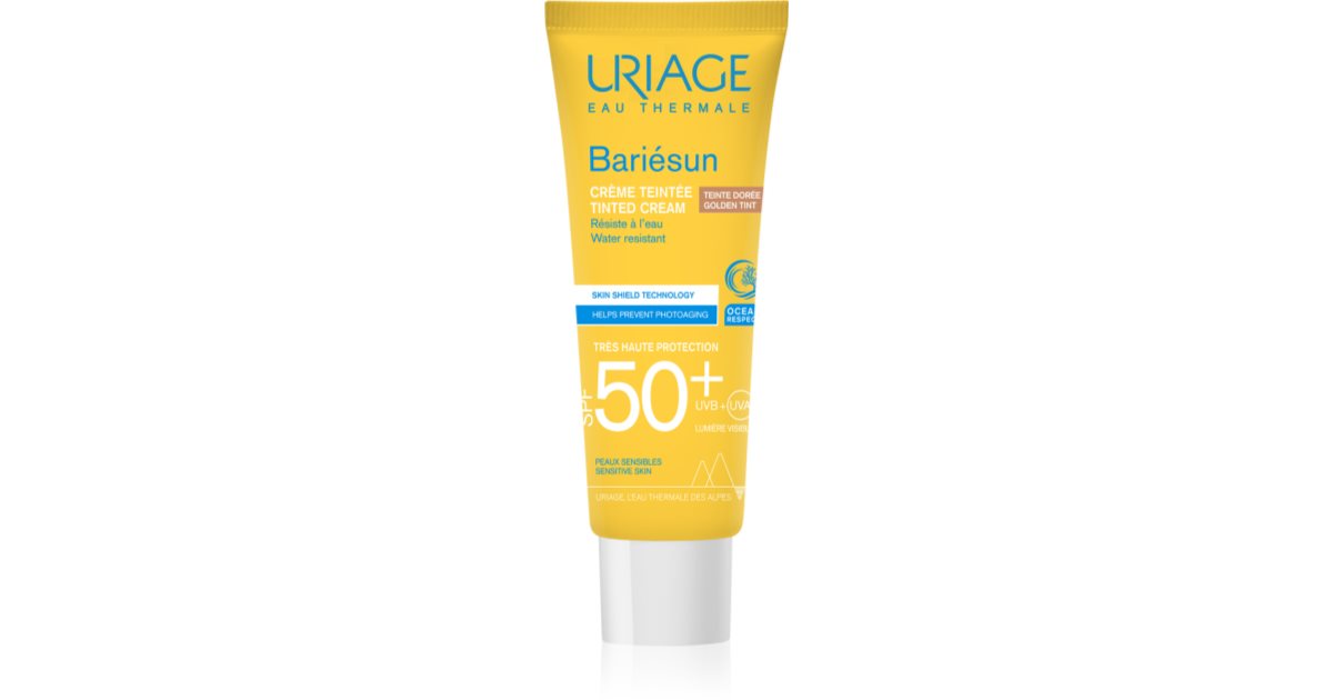 Uriage Bariésun Tinted Cream SPF 50+ защитен тониращ крем за лице SPF 50+ | notino.bg