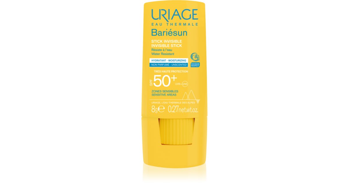 Uriage Bariésun Invisible Stick SPF 50+ protection stick for sensitive areas SPF 50+ | notino.co.uk