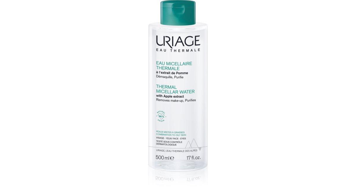 Uriage Hygiène Thermal Micellar Water - Combination to Oily Skin ...
