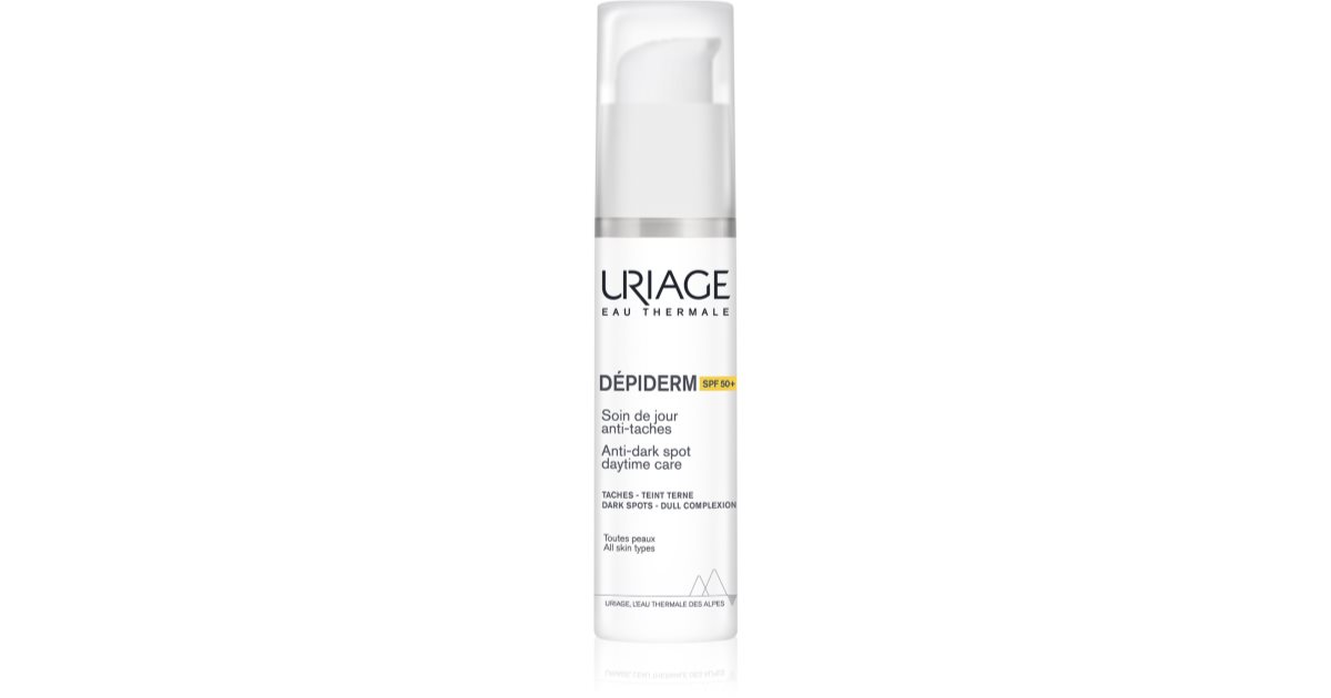 Uriage Dépiderm Anti-dark spot daytime care Kaitsev niisutaja maksaplekkide vastu SPF 50 ...