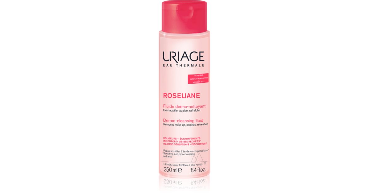 Uriage Roseliane Dermo-Cleansing Fluid Reinigungsfluid zur Beruhigung ...