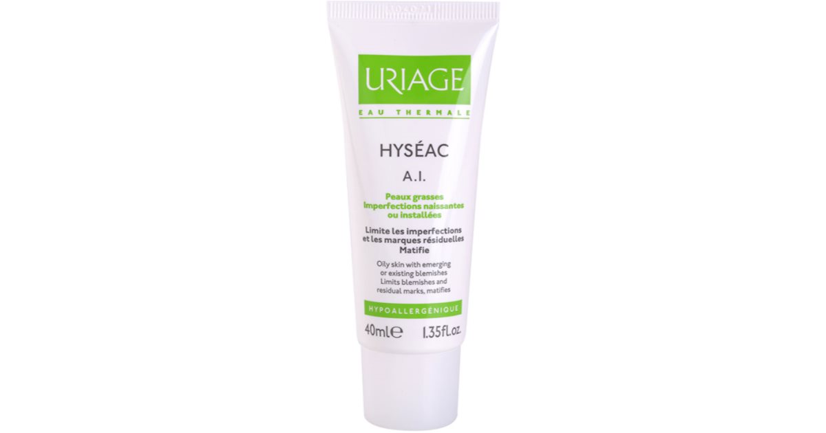 Uriage Hyséac A.I. Mattifying Cream For Oily Acne - Prone Skin | notino ...