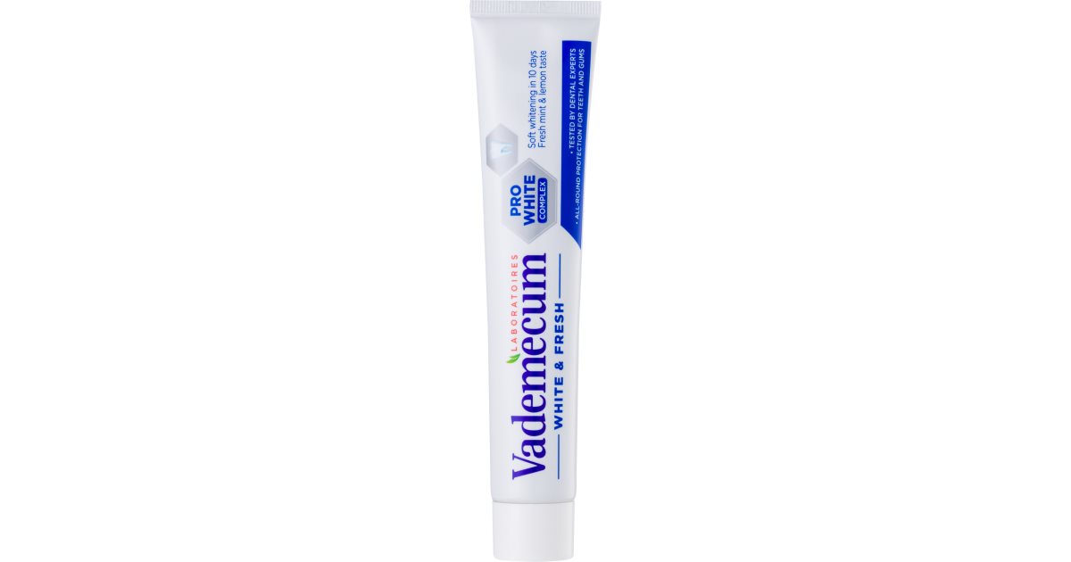 Vademecum White and Fresh Whitening Toothpaste with Fluoride | notino.co.uk