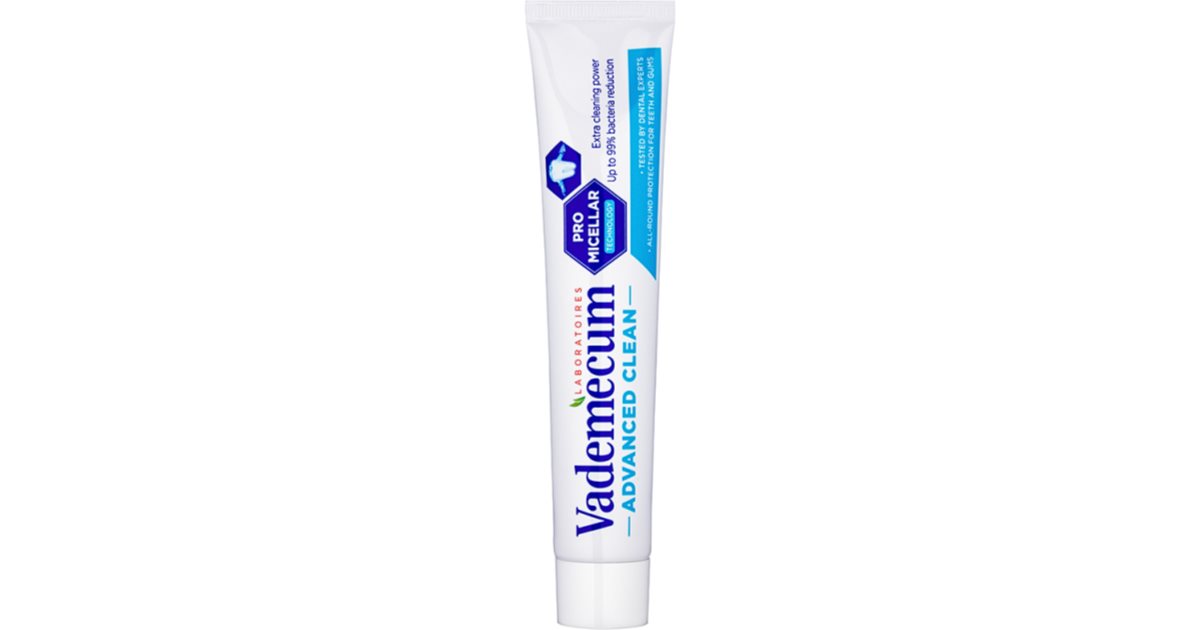 Vademecum Advanced Clean Pro Micellar Technology Toothpaste with Extra ...